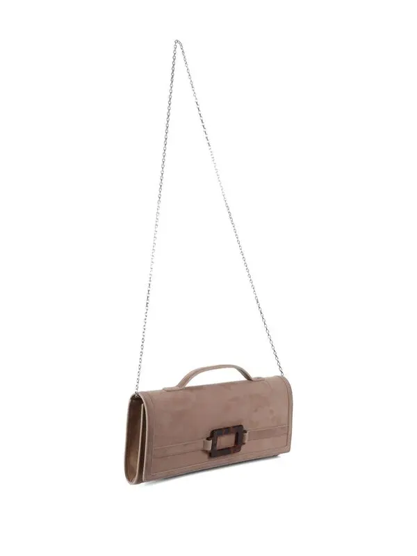 ROGER VIVIER Belle Vivier Leather Clutch - Multicolor