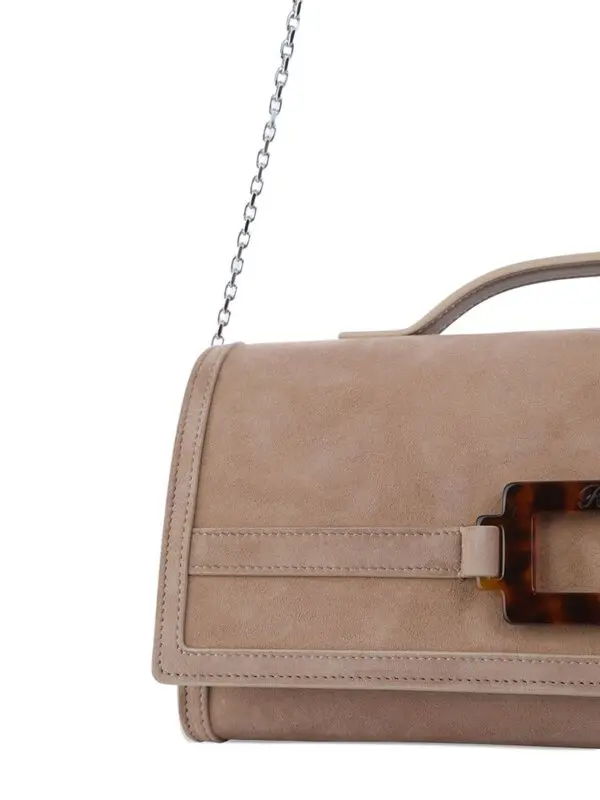 ROGER VIVIER Belle Vivier Leather Clutch - Multicolor