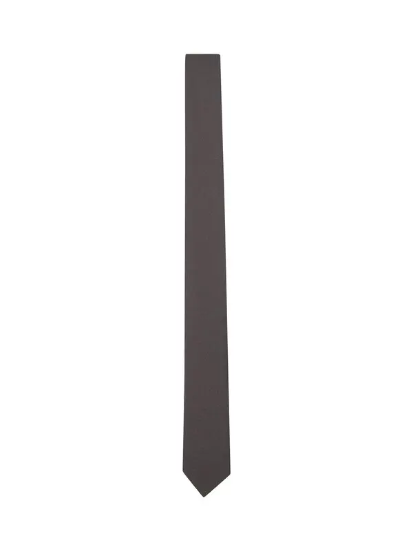Gucci Slim Tie In Crepe-effect Fabric - Multicolor
