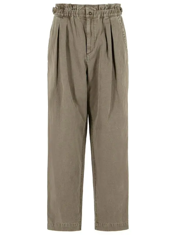Isabel Marant Étoile Cotton And Linen Blend Pants - Brown