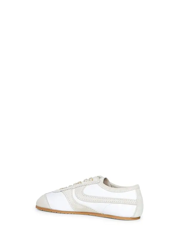 Dries Van Noten Suede Sneakers With Calf Leather Details - Multicolor