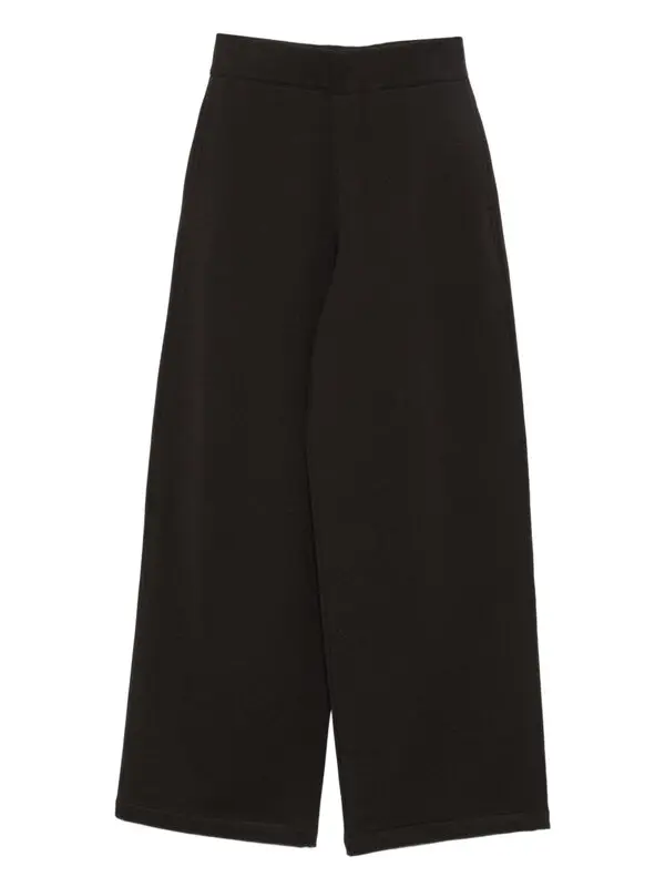 LEMAIRE Wool And Cotton Wide-leg Trousers - Multicolor