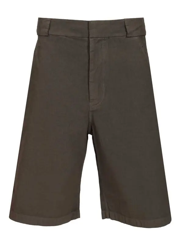 Fear Of God Heavy Cotton Poplin Casual Shorts - Gray