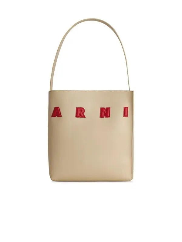 Marni Museo Top Handle Bag - Cream