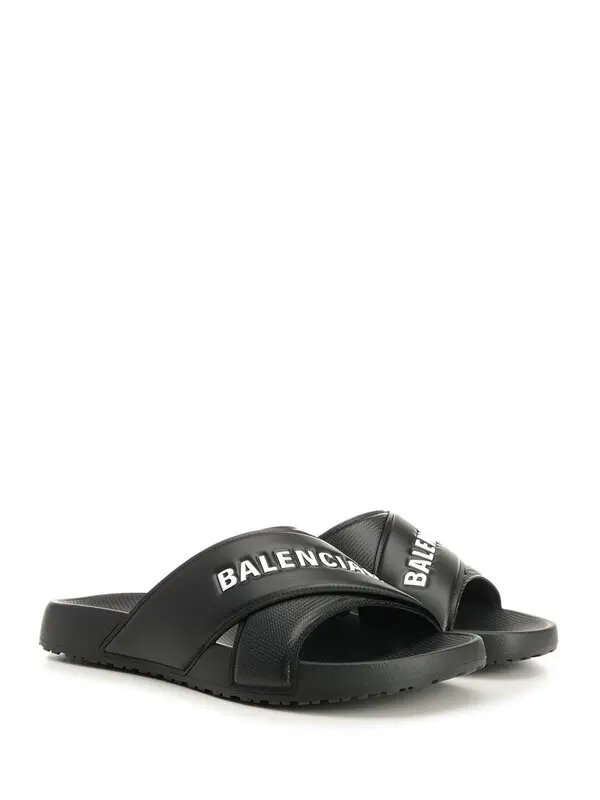 Balenciaga Sporty Pool Slides