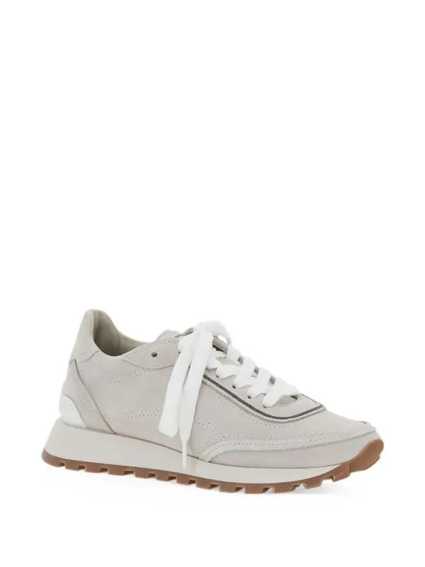 Brunello Cucinelli Leather Lace-up Sneakers - Multicolor