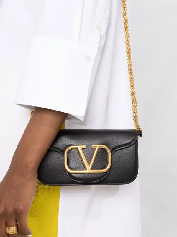 Valentino Garavani Locò Small Leather Shoulder Bag - Multicolor