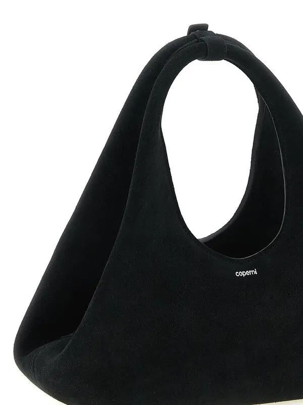 Coperni Folded Mini Suede Handbag