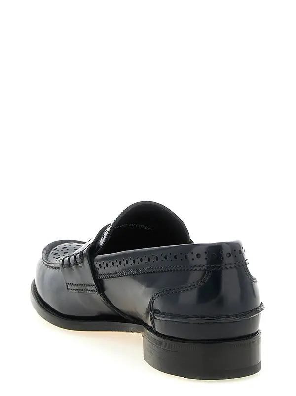 Church's Robin Leather Loafers With Brogue Detailing - Blue