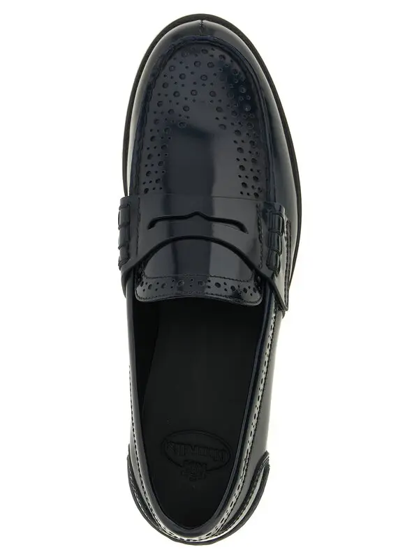 Church's Robin Leather Loafers With Brogue Detailing - Blue