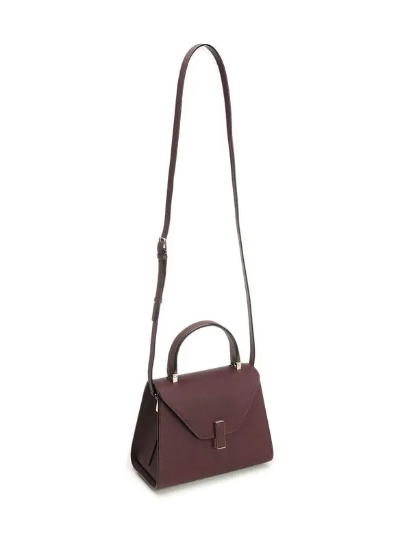 VALEXTRA Mini Iside Bag In Millepunte Leather - Multicolor