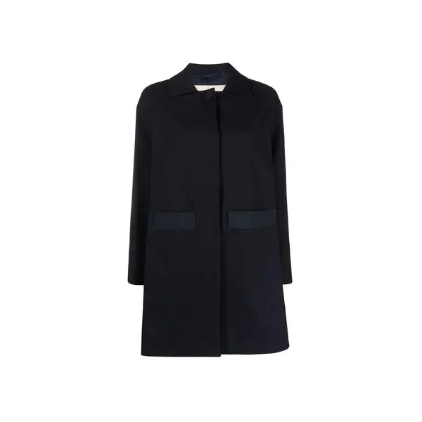 Herno Audry Cotton Coat - Blue