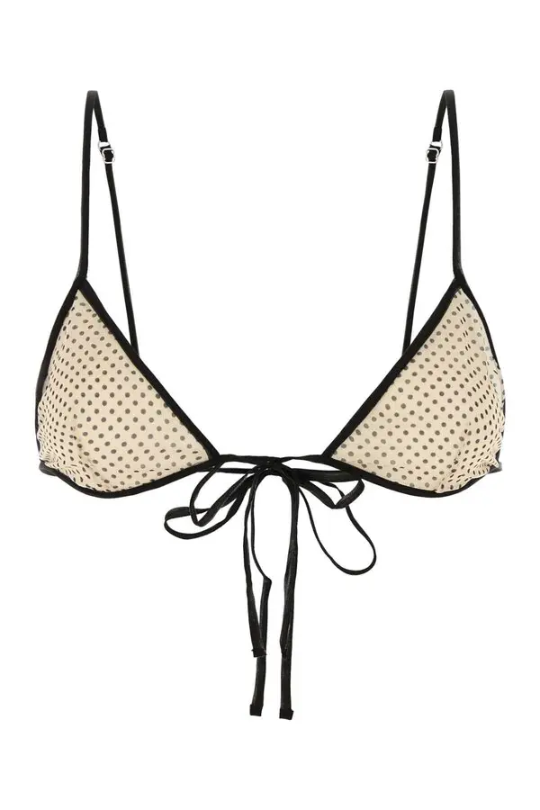 Prada Printed Chiffon Bra - Multicolor