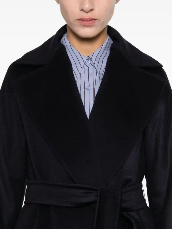 Max Mara Double-breasted Wool Coat - Multicolor