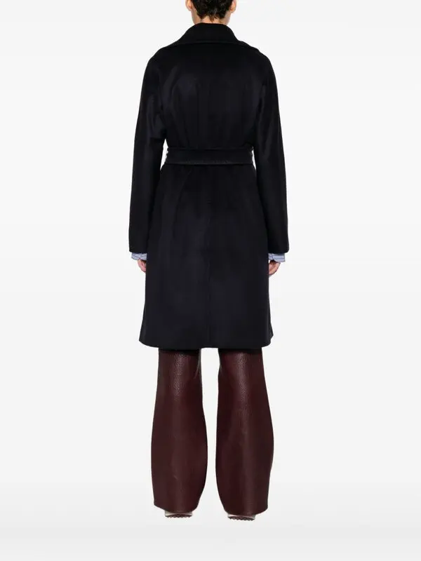 Max Mara Double-breasted Wool Coat - Multicolor