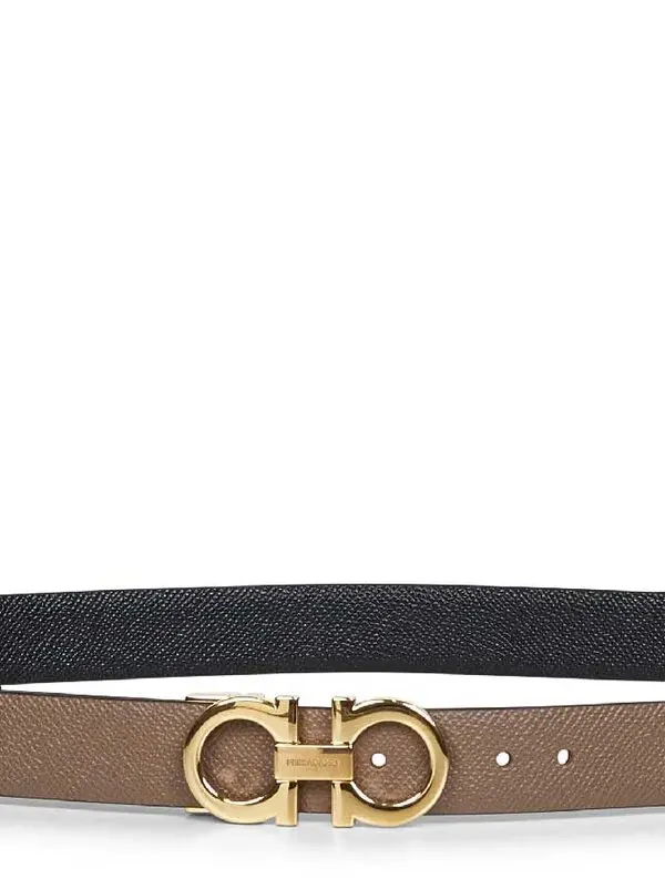 FERRAGAMO Gancini Reversible Leather Belt - Multicolor
