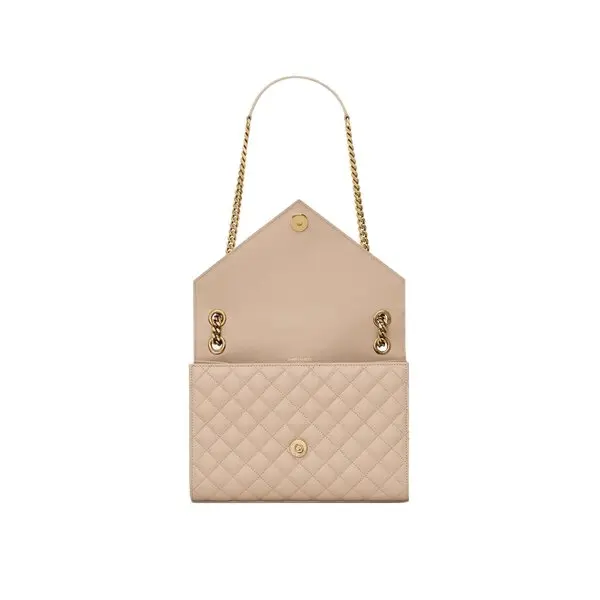 Saint Laurent Envelope Medium Bag - Cream