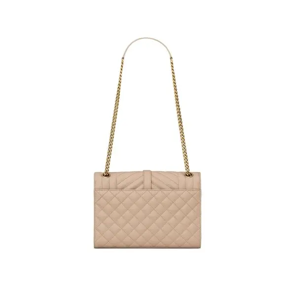 Saint Laurent Envelope Medium Bag - Cream