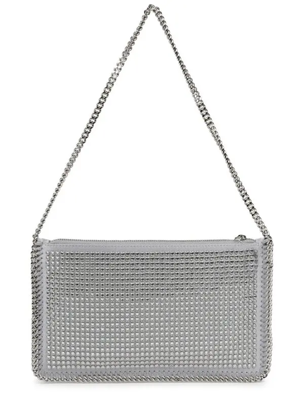 Stella McCartney Falabella Clutch With Chain Strap - Silver