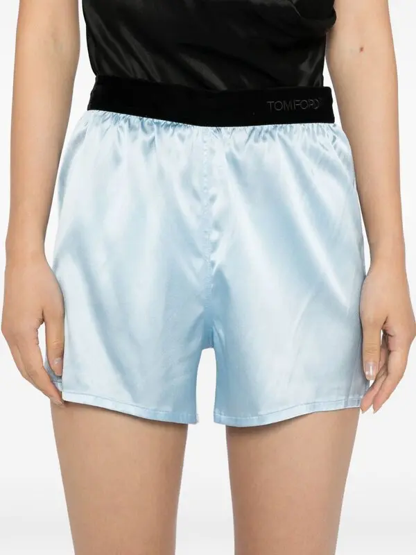 TOM FORD Silk Pajama Shorts - Multicolor