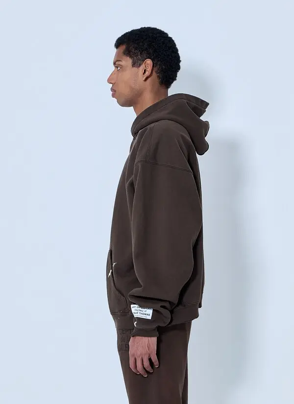 GALLERY DEPT. Abstract Print Hoodie - Brown