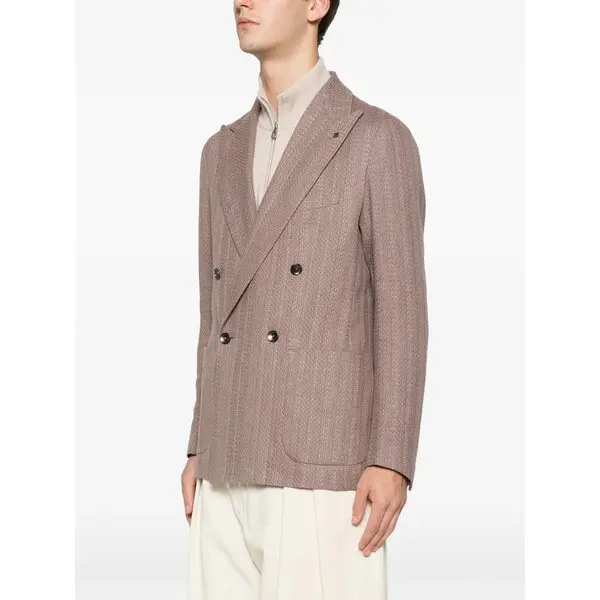 Tagliatore Double-breasted Blazer - Brown