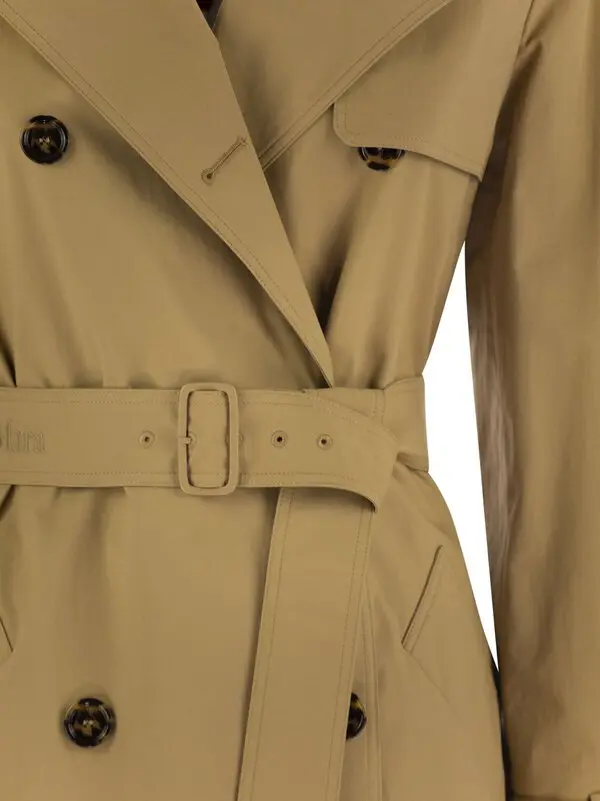 Max Mara Landa Cotton Canvas Mackintosh