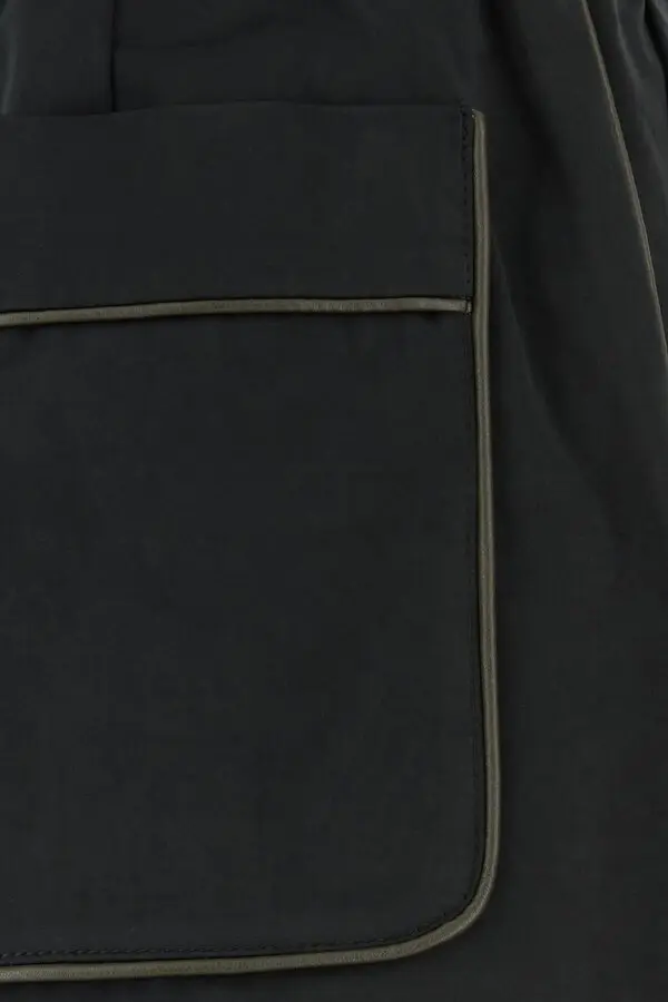 Sacai Faux Suede Wide Leg Pants