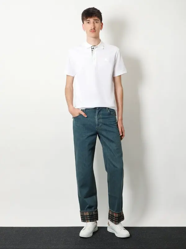 Burberry Organic Cotton Polo Shirt