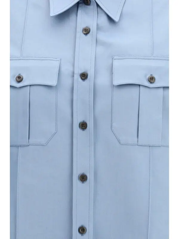 Prada Short-sleeve Cotton Shirt