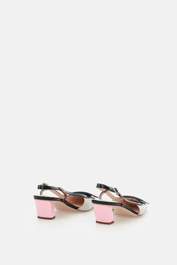 ROGER VIVIER Slingback Heels With Embellished Detail