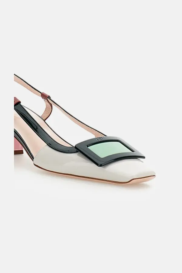 ROGER VIVIER Slingback Heels With Embellished Detail
