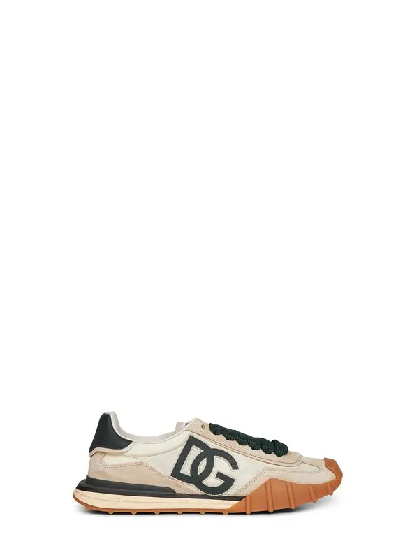 Dolce & Gabbana Mesh And Suede Dg Athletic Sneakers - Multicolor