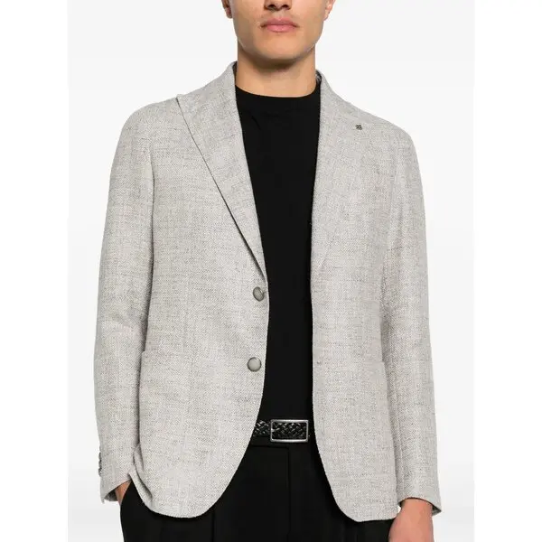 Tagliatore Neutrals" Blazer - Cream