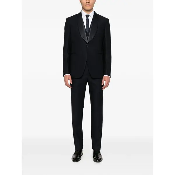 Tagliatore Suits Single Breasted Suits - Black