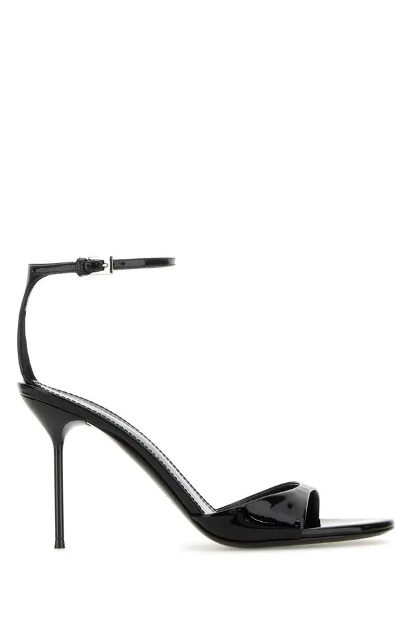 Paris Texas Leather Lidia Sandals - Black