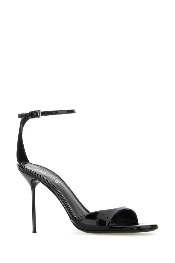 Paris Texas Leather Lidia Sandals - Black