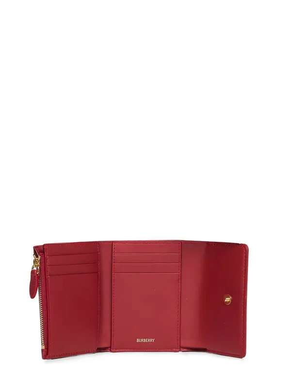 Burberry Archive Beige Small Check Folding Wallet - Multicolor