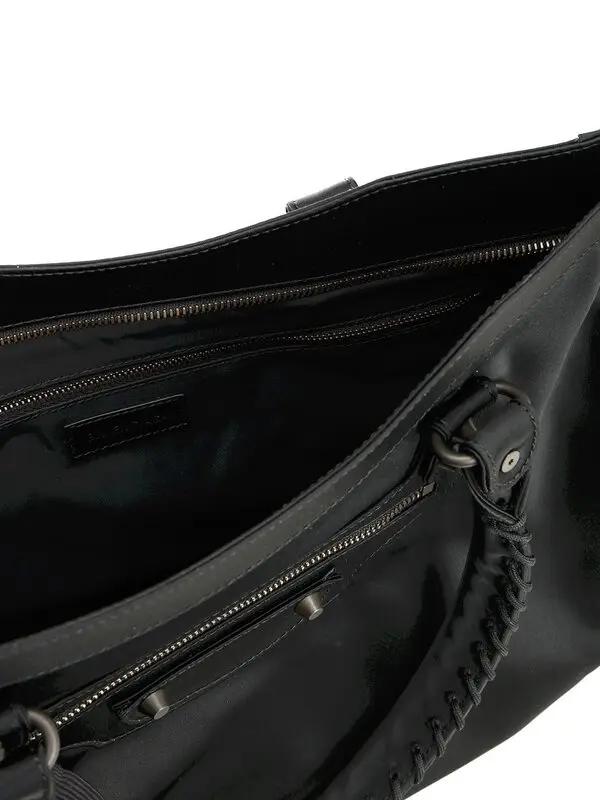Balenciaga Le City Large Nylon Bag - Black