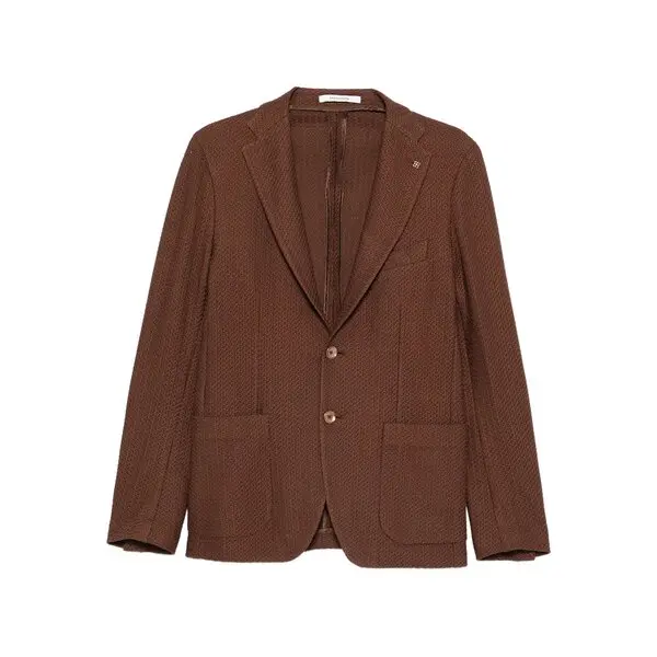 Tagliatore Textured Cotton Blazer