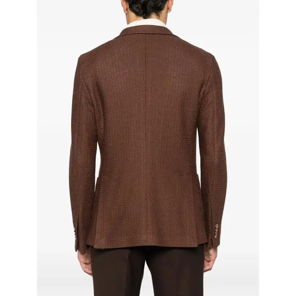 Tagliatore Textured Cotton Blazer