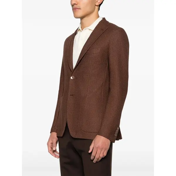 Tagliatore Textured Cotton Blazer