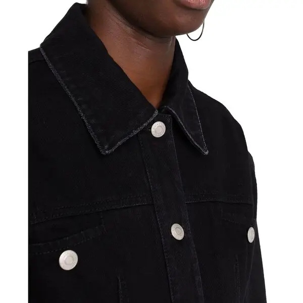 Alexander McQueen Cropped Denim Jacket