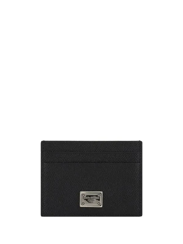 Dolce & Gabbana Leather Cardholder - Black