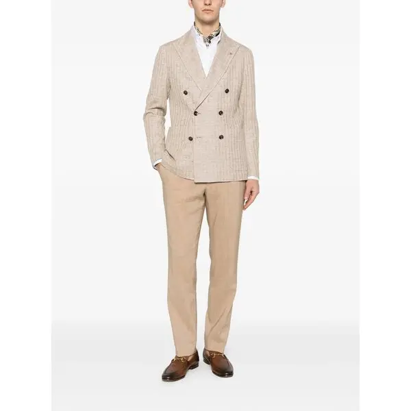 Tagliatore Double-breasted Peak Lapel Blazer