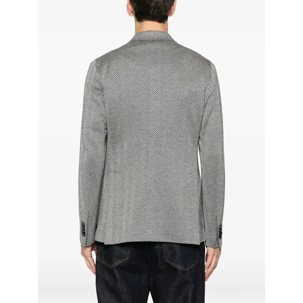 Tagliatore Double-breasted Blazer With Peak Lapels - Blue
