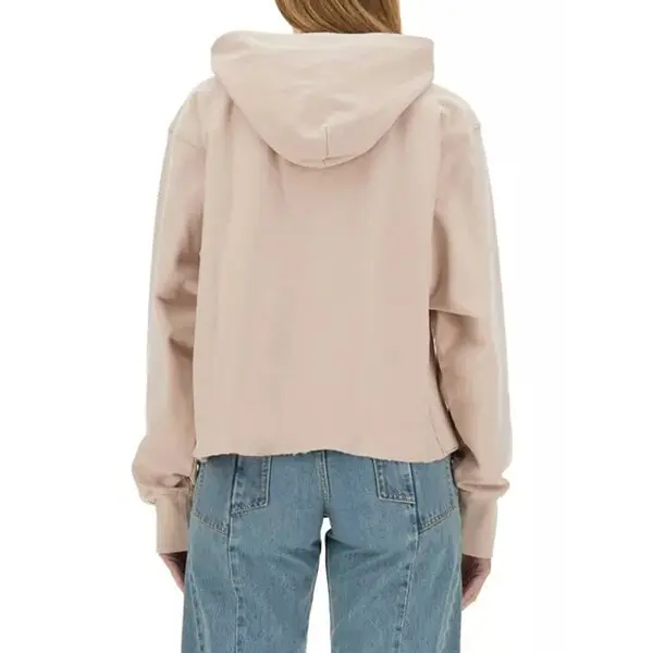 MAISON MARGIELA Cotton Logo Hoodie - Pink