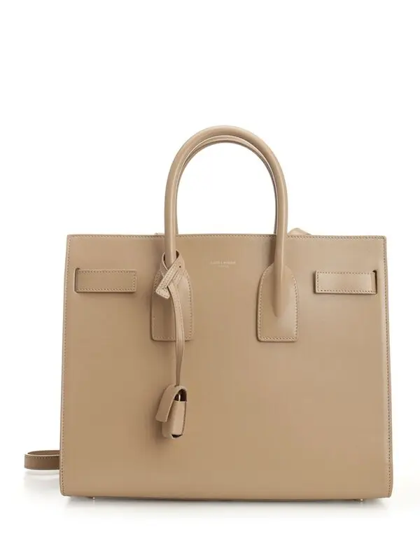 Saint Laurent Sac De Jour Bag - Cream