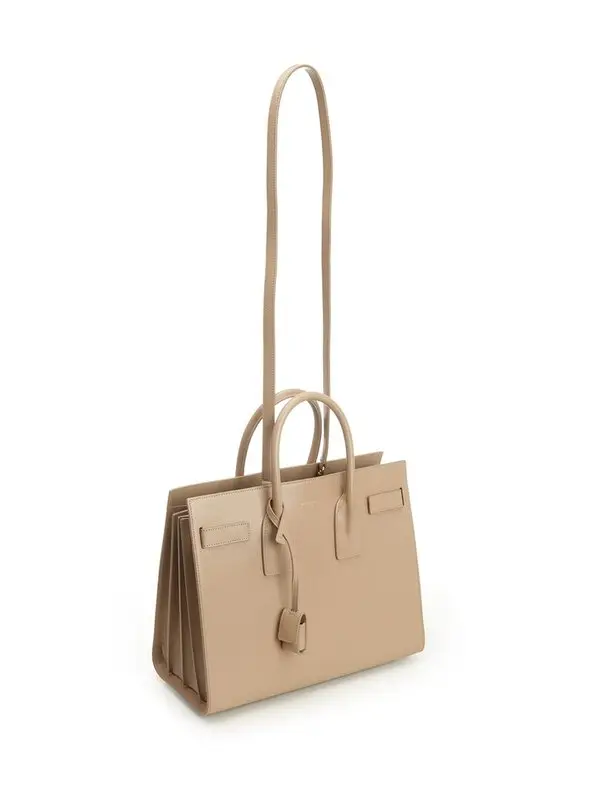 Saint Laurent Sac De Jour Bag - Cream