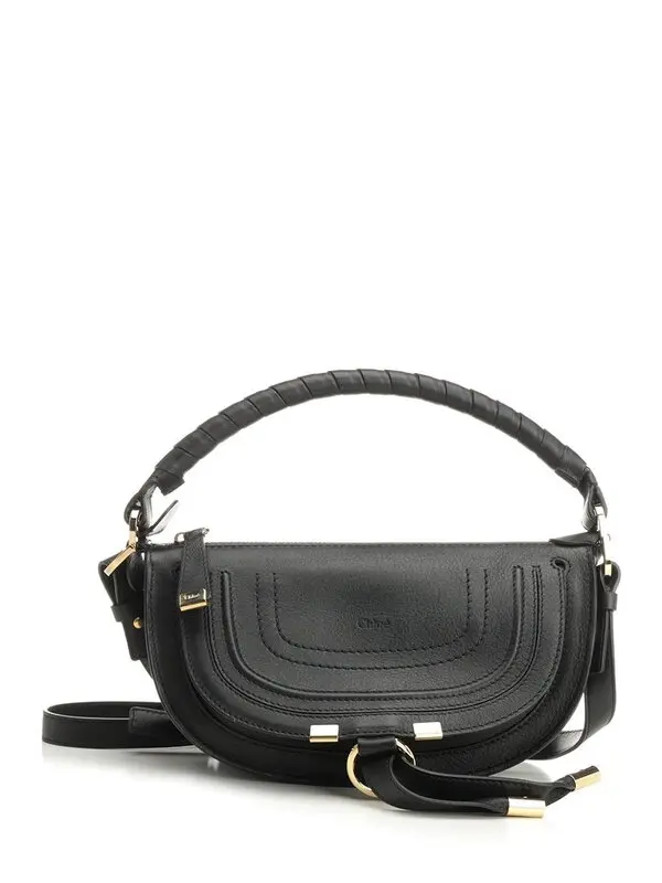 Chloé Marcie Shoulder Bag - Black